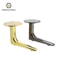 China Newly Designed Metal Furniture Cabinet Bed Luxury Style Diagonal Tube Sofa Furniture Legs Round Tapered Sofa Legs for sale