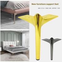 China High-quality Chrome-plated Sofa Feet Metal Furniture Legs Iron Metal Bed Chair Sofa Feet Metal Furniture Legs for sale