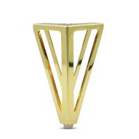 China High Quality 15cm Gold Metal Sofa Leg Cutout Pattern Home Furniture Kitchen Dining Room Bedroom Accessories for sale