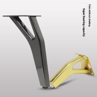 China Vintage Gold Decorative Metal Legs Sofa Table Feet for Cabinet Chair Table Sofa Living Room Furniture for sale