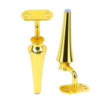 China Wanjusheng High Quality Home Hardware Furniture Feet Gold Metal Bed Legs for Sofa TV Stand Cabinet for sale