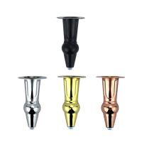 China Wanjusheng Hardware Furniture Accessories Iron Table Legs 15 cm Gourd-shaped Metal Sofa Cabinet Legs for sale