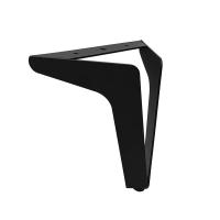 China Customizable Size V-shaped Hot Metal Furniture Black Gold Sofa Coffee Table Legs Furniture Accessories for sale