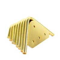 China Chrome Furniture Sofa Iron Legs Metal Bed Feet Triangle Gold Y Solid Table Feet Cabinet Sofa Legs for sale