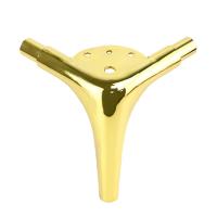 China Chrome Feet Triangle Metal Sofa Feet Legs Rubber Bottom Non-slip TV Cabinet Dining Table for Living Room Outdoor Furniture for sale