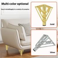 China Luxury Metal Iron Sofa Legs Gold Bed Feet Furniture Sofa Legs Cabinet Sofa Furniture Legs for sale