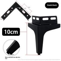 China Triangle Metal Sofa Legs with Corner Size Gold Black Furniture Support Legs Cabinet Table Legs for sale