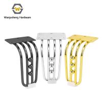 China Fashion Accord U-shaped Black Table Legs Metal Gold Customizable Sofa Bathroom Cabinet Cabinet Legs Furniture for sale