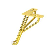 China Modern Design Metal Gold Foot Furniture Decorative Foot Furniture Hardware Accessories Iron Sofa Legs for sale