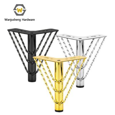 China Fashion Furniture Cabinet Iron Leg Decoration Sofa Metal Leg Accessories for sale