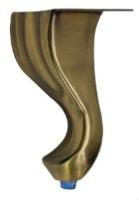 China Furniture Table Legs Gold Steel Round Conical Luxury Sofa Feet Straight Leg Hardware Furniture Legs for the Cabinet Sofa for sale