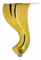 China Furniture Table Legs Gold Steel Round Conical Luxury Sofa Feet Straight Leg Hardware Furniture Legs for the Cabinet Sofa for sale