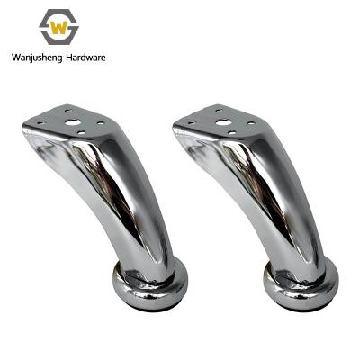 China Old Household Chrome Metal Furniture Accessories Sofa Legs Furniture Cabinet Legs Table Accessories Feet for sale