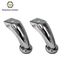 China Old Household Chrome Metal Furniture Accessories Sofa Legs Furniture Cabinet Legs Table Accessories Feet for sale