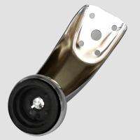 China Old Household Chrome Metal Furniture Accessories Sofa Legs Furniture Cabinet Legs Table Accessories Feet for sale