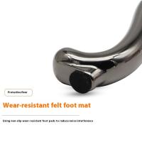 China Red Antique Gun Black Thickened Aluminum Feet Bathroom Cabinet Feet Support Legs Light Luxury Metal Sofa Legs for sale