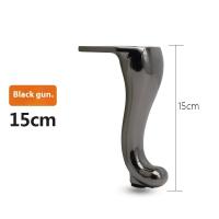 China Red Antique Gun Black Thickened Aluminum Feet Bathroom Cabinet Feet Support Legs Light Luxury Metal Sofa Legs for sale