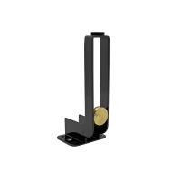 China Wanjusheng New Smooth Black Furniture Metal Legs 18 cm Bed Feet Iron Accessories Sofa Legs for sale