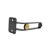 China Wanjusheng New Smooth Black Furniture Metal Legs 18 cm Bed Feet Iron Accessories Sofa Legs for sale