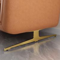 China Gold 15cm Heavy Duty Metal Large Sofa Bed Legs Iron End Table Legs Metal Furniture Legs for sale