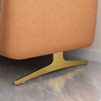 China Gold 15cm Heavy Duty Metal Large Sofa Bed Legs Iron End Table Legs Metal Furniture Legs for sale