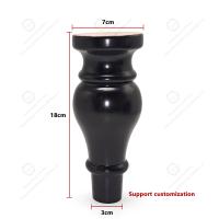China High-quality Gourd-shaped Cabinet Legs for Furniture Sofa Support Legs and Wooden  Sofa Legs for Furniture Accessories for sale