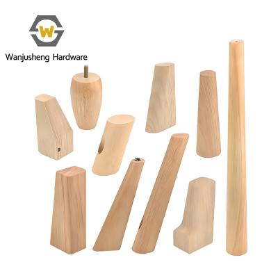 China Custom High-Load-Bearing Solid Wood Sofa Legs Cabinet Legs Coffee Table Support Legs Table Legs Height-Enhancing Furniture Legs for sale