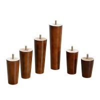 China Solid Wood Cabinet Feet Support Leg Accessories Sofa Legs Wooden Feet Cabinet Heightening Furniture Feet for sale