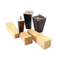 China Solid Wood Cabinet Feet Support Leg Accessories Sofa Legs Wooden Feet Cabinet Heightening Furniture Feet for sale