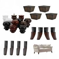 China Modern Minimalist High-Quality Solid Wood Sofa Legs Furniture TV Cabinet Support Legs Heightening Wooden Leg Accessories for sale