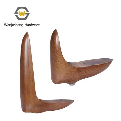 China Solid Wood L-Shaped Sofa & Coffee Table Legs Bed Leg Supports Indulge in Luxury Wooden Furniture Legs for Leisure Chairs for sale