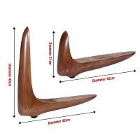 China Solid Wood L-Shaped Sofa & Coffee Table Legs Bed Leg Supports Indulge in Luxury Wooden Furniture Legs for Leisure Chairs for sale