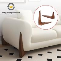 China Solid Wood L-Shaped Sofa & Coffee Table Legs Bed Leg Supports Indulge in Luxury Wooden Furniture Legs for Leisure Chairs for sale