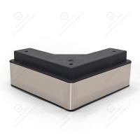 China High-end Furniture Sofa Plastic Legs for Cabinets Tables Chairs Sofa Beds Surface L-shaped Plastic for sale