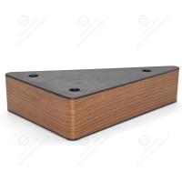 China Light Luxury High Quality Wood Grain Plastic Furniture Coffee Table Sofa Cabinet Feet Belong to Furniture Accessories for sale