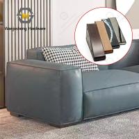 China Light Luxury High Quality Wood Grain Plastic Furniture Coffee Table Sofa Cabinet Feet Belong to Furniture Accessories for sale