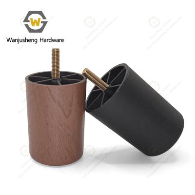 China Round Plastic Feet with Screws Sofa Feet Accessories Furniture Feet for sale