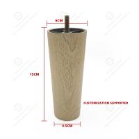 China Furniture Accessories Plastic Screw Sofa Legs Plastic Legs Strong Support Feet for sale