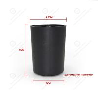 China Black Plastic Furniture Sofa Legs with Round Plastic Base Leveling Feet for sale