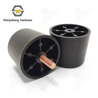 China Black Plastic Furniture Legs Furniture Accessories Durable Support Sofa Legs for sale