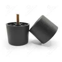 China Black Plastic Furniture Legs Furniture Accessories Durable Support Sofa Legs for sale