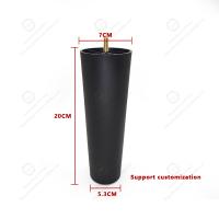 China Furniture Wardrobe Feet Plastic Table Bases Black Cabinet Feet Sofa Legs for sale