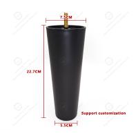 China Furniture Wardrobe Feet Plastic Table Bases Black Cabinet Feet Sofa Legs for sale