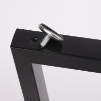 China Iron Stool Legs Metal Square Frame Bar Table Feet Support Corner Computer Desk Table Legs for sale