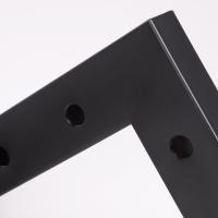 China Iron Stool Legs Metal Square Frame Bar Table Feet Support Corner Computer Desk Table Legs for sale