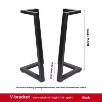 China Iron Stool Legs Metal Square Frame Bar Table Feet Support Corner Computer Desk Table Legs for sale