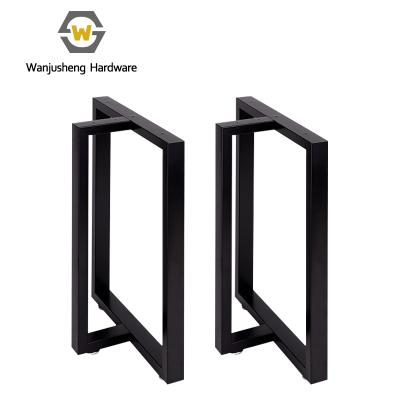 China T-Shaped Steel Frame Table Leg Modern Design Iron Zhuo Leg Desk Frame with Matching Foot Stand Base for Sofa Use for sale