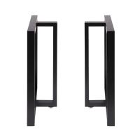 China T-Shaped Steel Frame Table Leg Modern Design Iron Zhuo Leg Desk Frame with Matching Foot Stand Base for Sofa Use for sale
