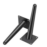 China Hardware Furniture Legs Manufacturer Gold Black Tapered Cabinet Chair Sofa Tv Cabinet Legs Metal Iron Table Legs for sale