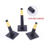 China Hardware Furniture Legs Manufacturer Gold Black Tapered Cabinet Chair Sofa Tv Cabinet Legs Metal Iron Table Legs for sale